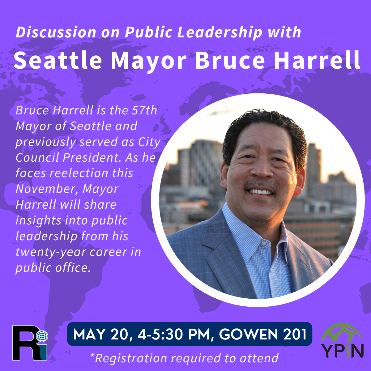 Discussion with Seattle Mayor Bruce Harrell Event at UW | Department of Political Science ...